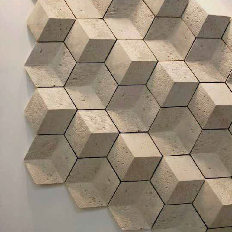 3D HEXAGON WALL PANELS - Prastara Decor