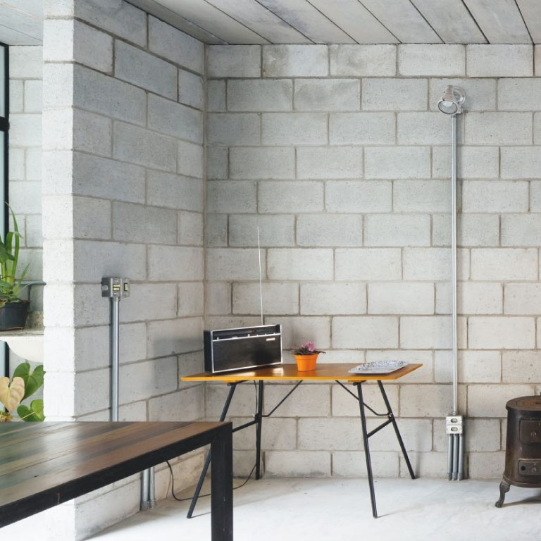 CONCRETE BLOCK FINISH TEXTURE - Prastara Decor